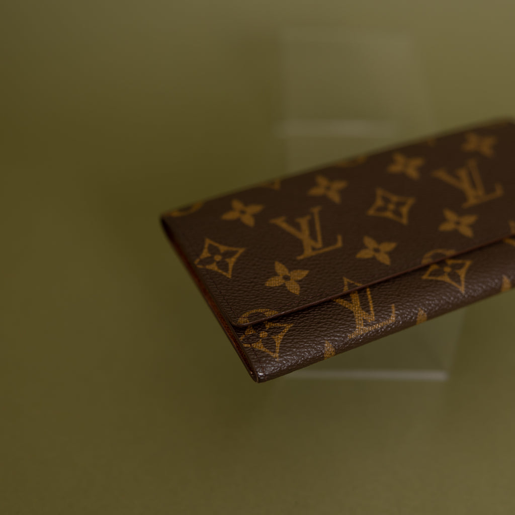 Vintage Monogram Checkbook Holder 9987 – Glow Luxury